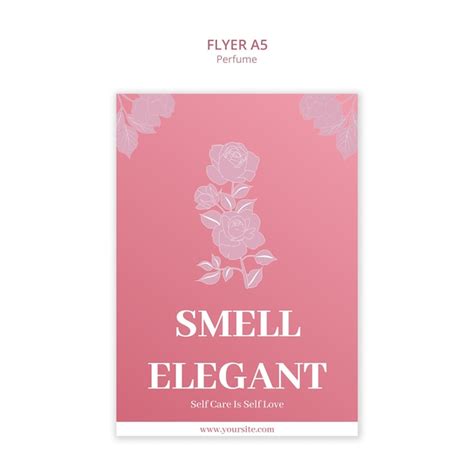 Free Psd Perfume Template Design