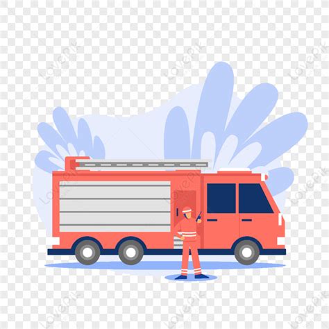 화재 안전 소방관 소방차 그림화재 점검삽화조사 Png 일러스트 무료 다운로드 Lovepik