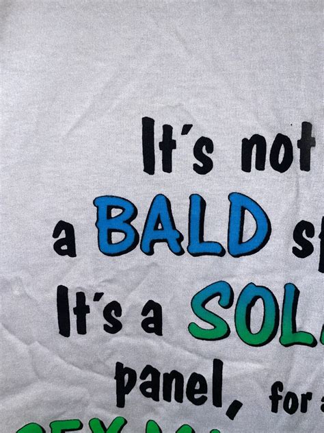 1989 Vintage Bald Spot Solar Panel Sex Machine Humor … Gem