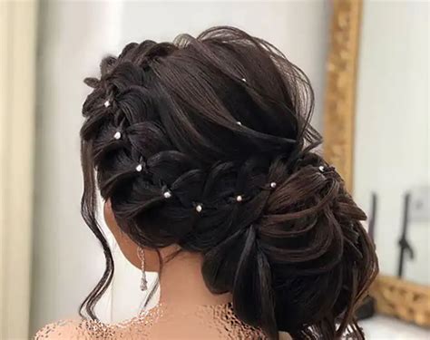 مدل شینیون دخترانه جدید و خاص برای مراسم عقد و حنابندان