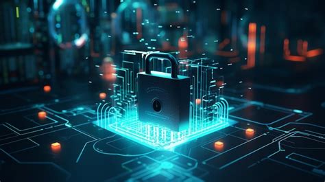 Premium Ai Image Communicate Cybersecurity Concepts Through An Abstract 3d Visualization