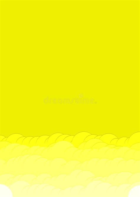 Abstract Color Clouds Sky Generative Art Background Illustration Stock Vector Illustration Of