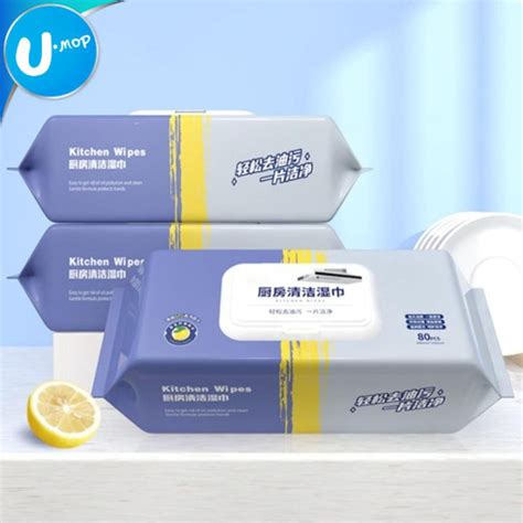【u Mop】廚房濕巾 大容量 清潔抹布 廚房濕紙巾 萬用去汙巾 濕紙巾 廚房紙巾 萬用清潔巾 廚房清潔濕紙巾 蝦皮購物