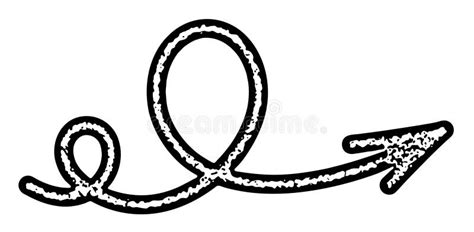 Black Looping Arrow Grunge Sign Stock Vector Illustration Of Looped Black 321605518