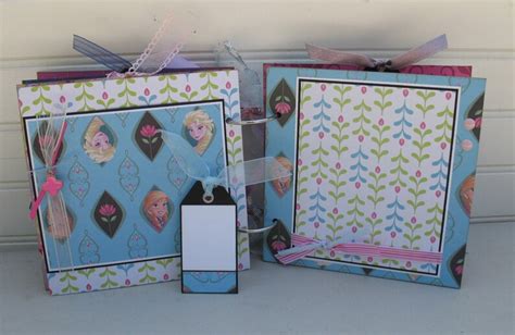 Frozen Anna Elsa Scrapbook Photo Album Memory Keepsake Book Chipboard