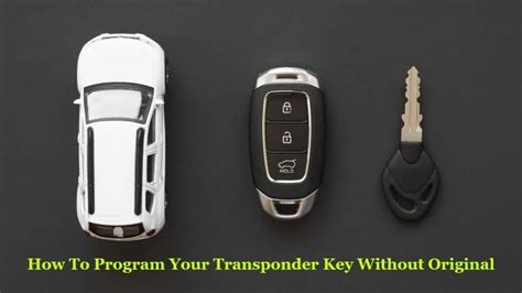 How To Program A Transponder Key Without Original Rx Mechanic