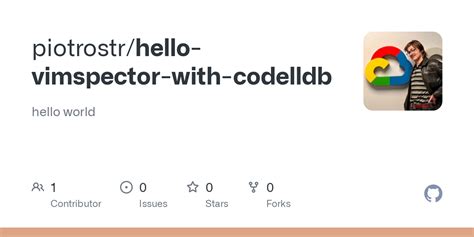 Github Piotrostrhello Vimspector With Codelldb Hello World