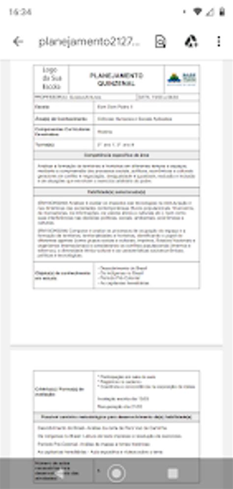 Plano De Aula Bncc Fundméd для Android — Скачать