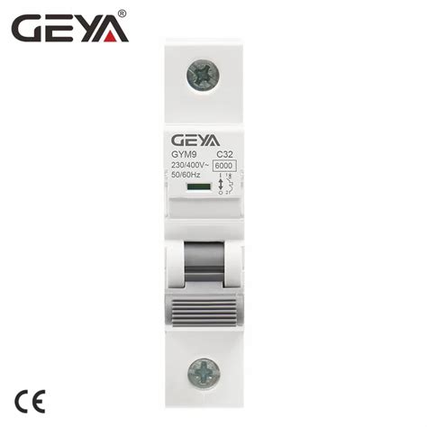 Автоматический выключатель Geya Gym9 1p Mcb 6a 63a на Din рейку 220 В 400 В тип переменного