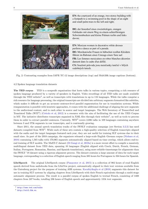 Multimodal Machine Translation Through Visuals And Speech Deepai