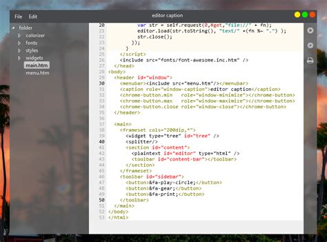 Desktop UI Sciter