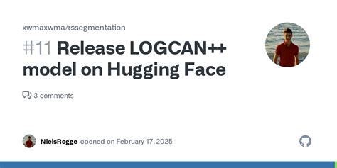 release logcan model on hugging face · issue 11 · xwmaxwma