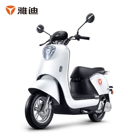 雅迪电动车2021新款冠能m6豪华时尚60v石墨烯铅酸电池电轻摩男女通用踏板电瓶车 白色 轻摩版 60v22ah石墨烯铅酸【图片 价格 品牌