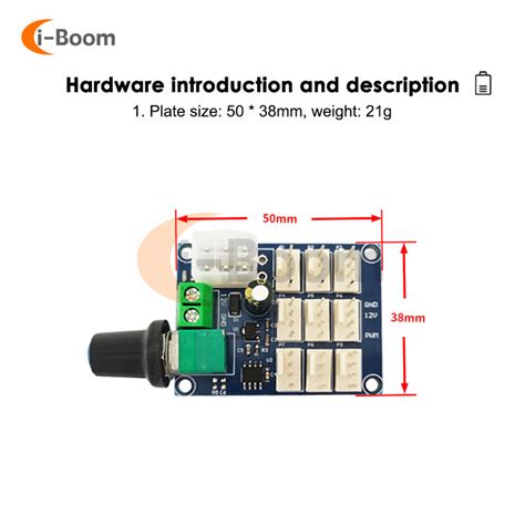 멀티 채널 선풍기 모터 속도 컨트롤러 Pwm 속도 조절기 Pc 컴퓨터 섀시 선풍기 12v 2a 전기 장비 및 소모품