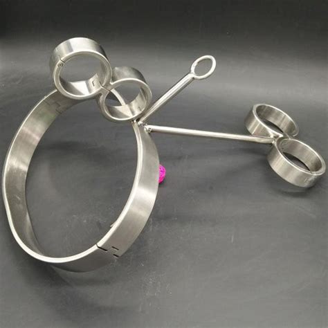 Stainless Steel Metal Bondage Hanging Frame Handcuffs Ankle Cuffs Wais