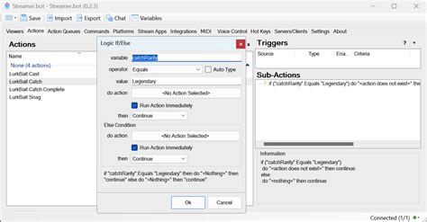 Lurkbait Docs Streamer Bot Integration