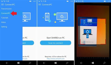 Shareit Adds Connectpc And Scan It Feature To Windows 10 Mobile Windows Central