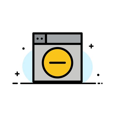 Web Design Less Minimize Business Flat Line Filled Icon Vector Banner Template 18025879 Vector