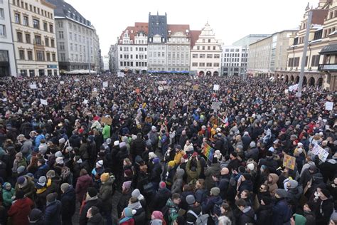 Protests Against Germanys Far Right Draw Hundreds Of Thousands — In