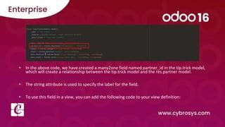 Relations Between Models Many2one PPT