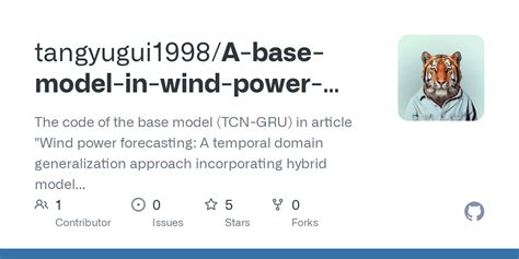 A Base Model In Wind Power Forecasting TCN GRU Base Model Py At Main Tangyugui1998 A Base