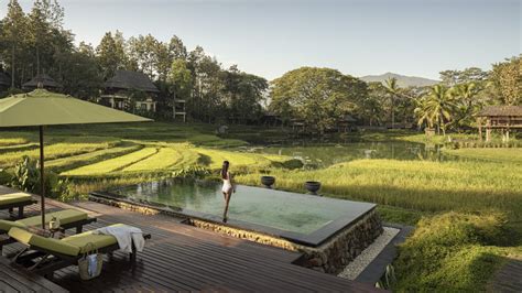 Lower Pool Deck At Four Seasons Resort Chiang Mai Mae Rim Thailand