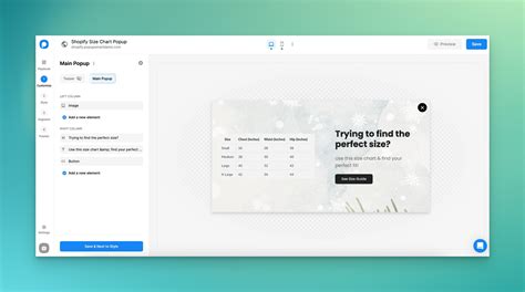 how to add a shopify size chart with 5 different ways