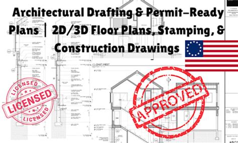 Licensed Architectural Stamp Pe Stamp Architectural Drawing Mep Draft