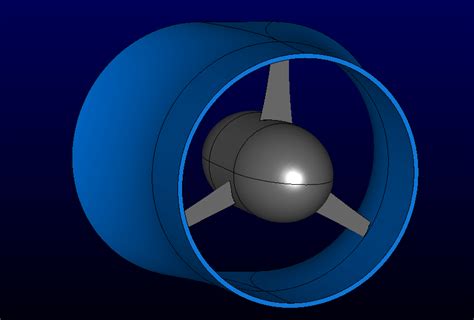 Geometry Of Clean Current Ducted Tidal Turbine Download Scientific