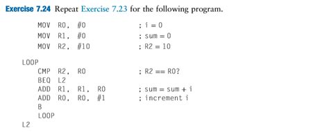 exercise 7 23 how many cycles are required to run the