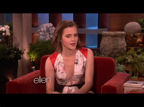 Naked Emma Watson In Ellen The Ellen Degeneres Show