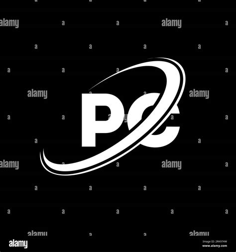 Pc Logo P C Design White Pc Letter Pcp C Letter Logo Design