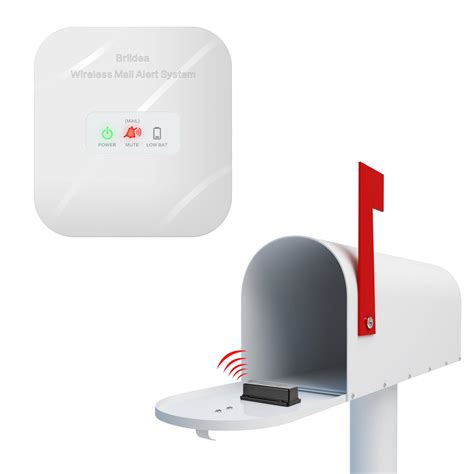 Mailbox Alarm Briidea 500ft Wireless Mailbox Alert With Led Light Flashing And Sound Reminders