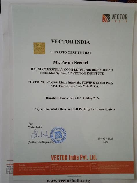embeddedsystems vectorindia pavan neeturi