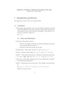 Rotating Coordinate Systems