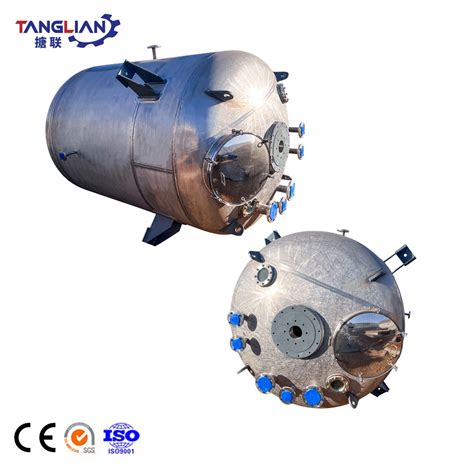 Continuous Stirred Stainless Steel Reactor Vacuum Chemical Mixing Reactors China Stainless