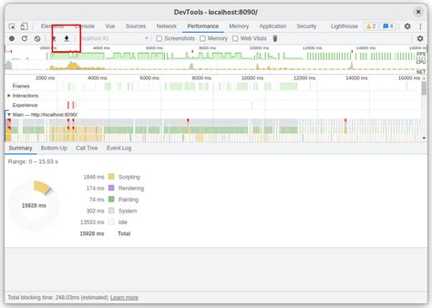 Profiling Devtools Performance Vue Devtools
