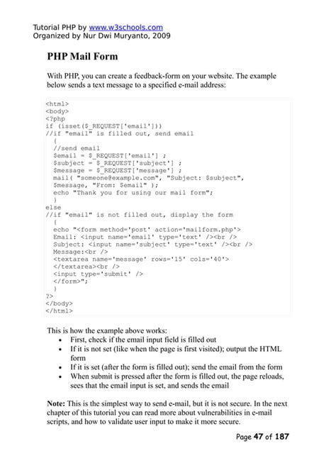 Php Tutorialw3schools Pdf