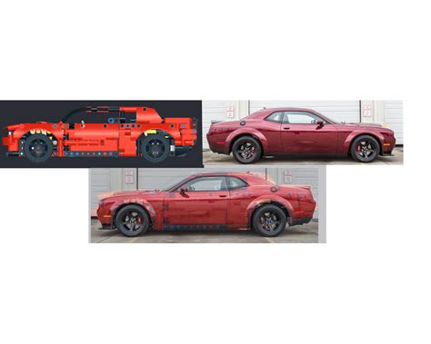 Lego Moc Dodge Challenger Hellcat By Lrckbuilds Rebrickable Build