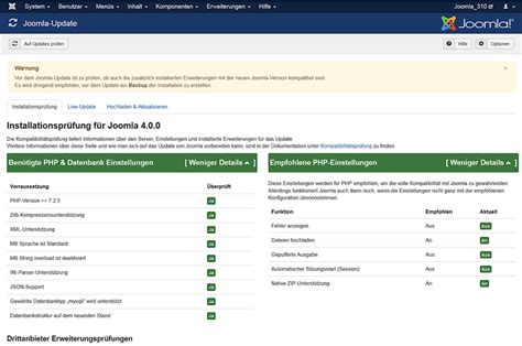 Joomla 3 X Nach 4 X Migration Schritt Für Schritt Joomla Documentation