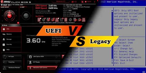 Legacy Bios Vs Uefiwhich One Is Better Tech News Today