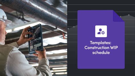 Construction WIP Schedule Template Free Spreadsheet Download
