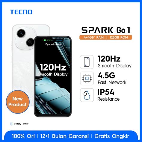 Jual Tecno Spark Go Go Gb Garansi Resmi Shopee Indonesia