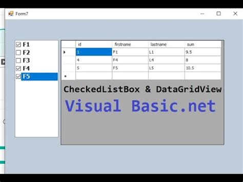 Visual Basic NET Fill Datagridview From Database Depend On