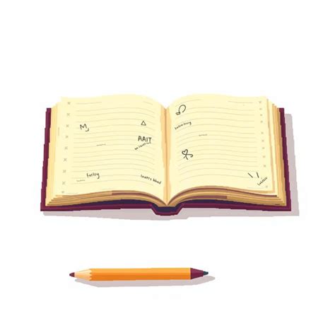 Aesthetic Pixel Art Open Notebook