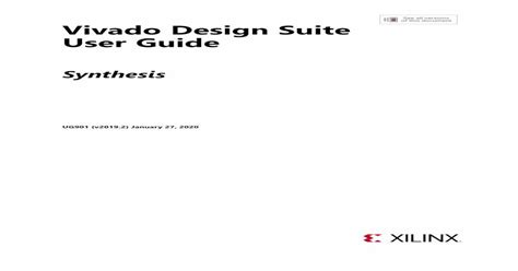 pdf vivado design suite user guide synthesis xilinx