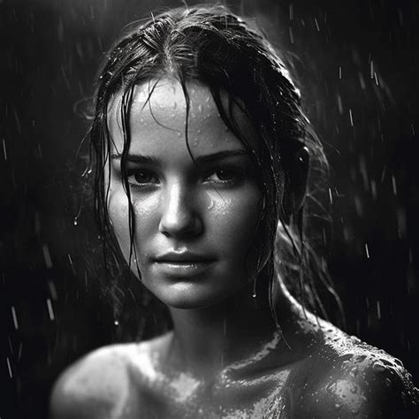 Monochrome Muses Bandw Portrait Of Beautiful Woman Art Photography