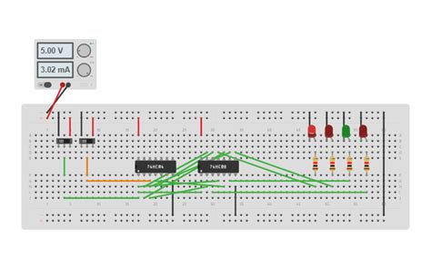 Circuit Design 2 To 4 Line Decoder Tinkercad