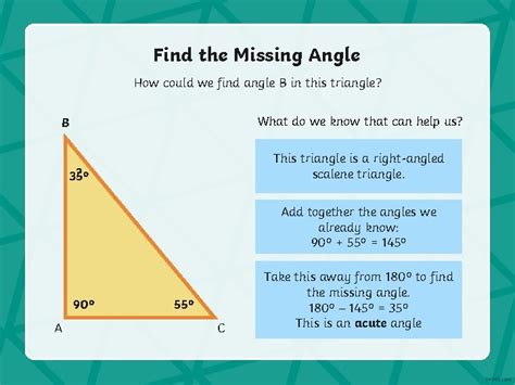 Find The Missing Angle The Angles In Any