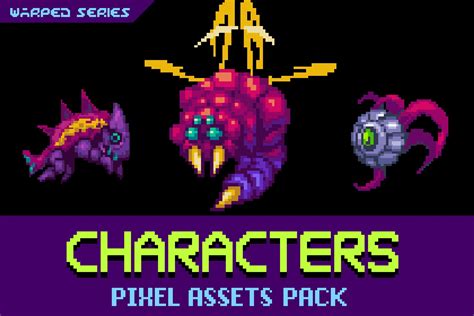 Warped Enemies Pack 1 2d 캐릭터 Unity Asset Store